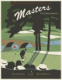 Masters Shop - 1934 Invitational Poster - Framed
